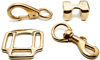 Solid Brass Hardware On Custom Metal Crafters, Inc.